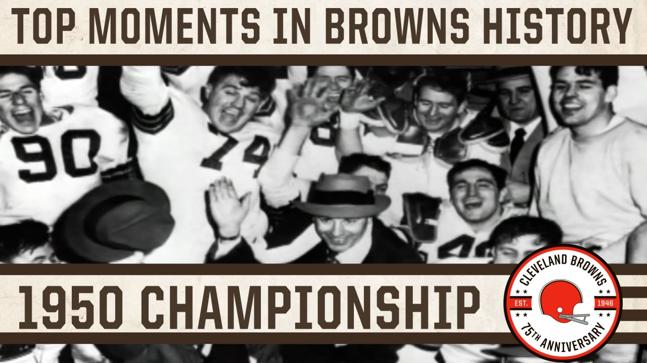 Top 10 Moments: Browns win 1950 NFL Championship 30-28 against the LA ...