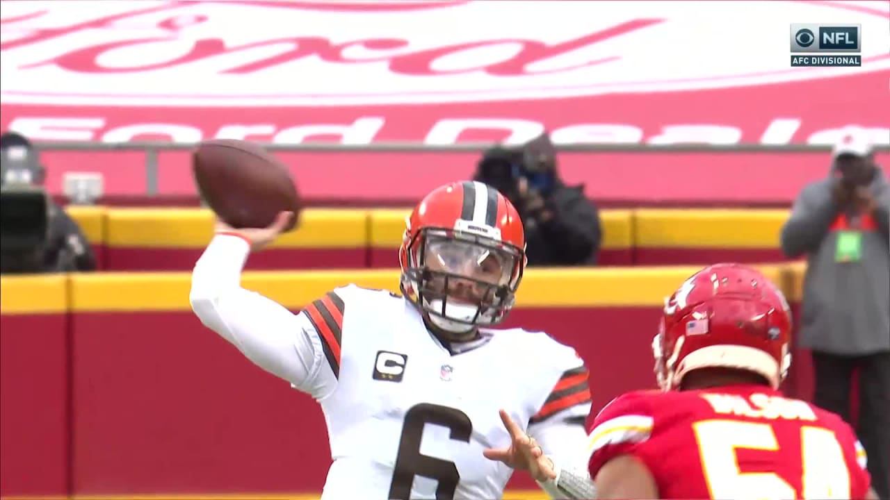 Romo breaks down Mayfield's 'outstanding' 18-yard throw to Higgins