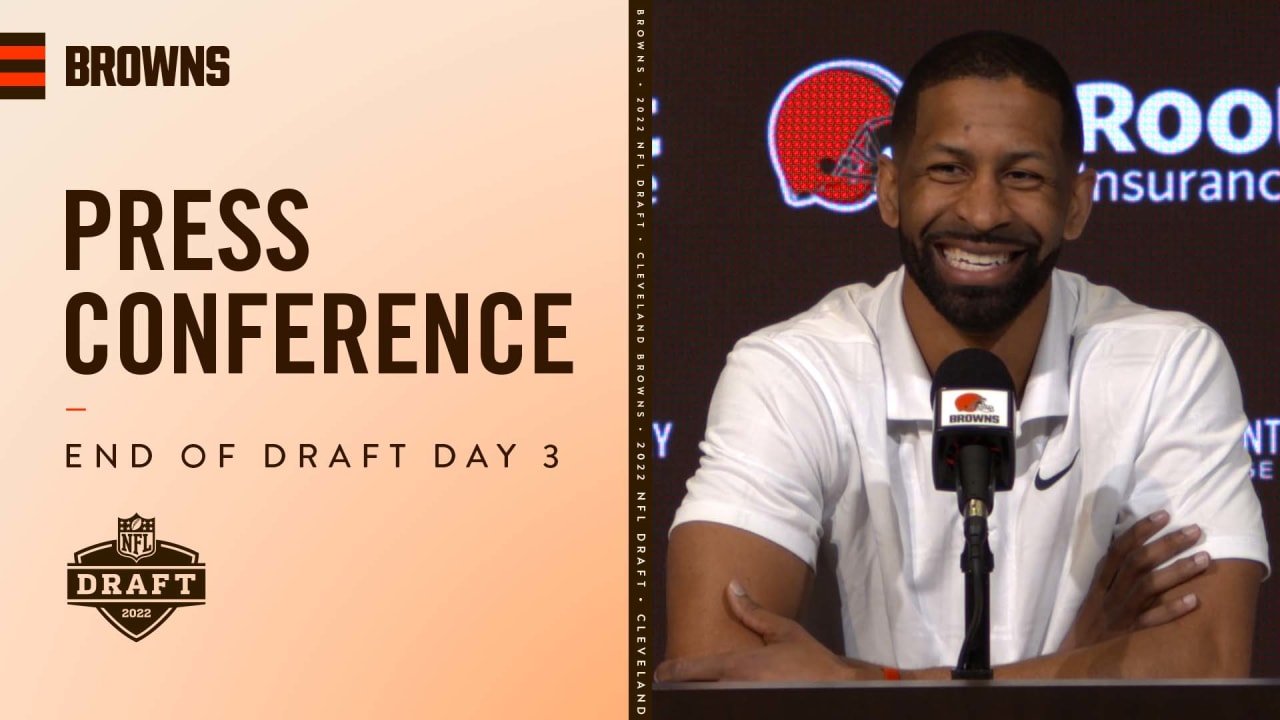 Andrew Berry, Kevin Stefanski & Paul DePodesta | End of Draft Day 3 Press Conference