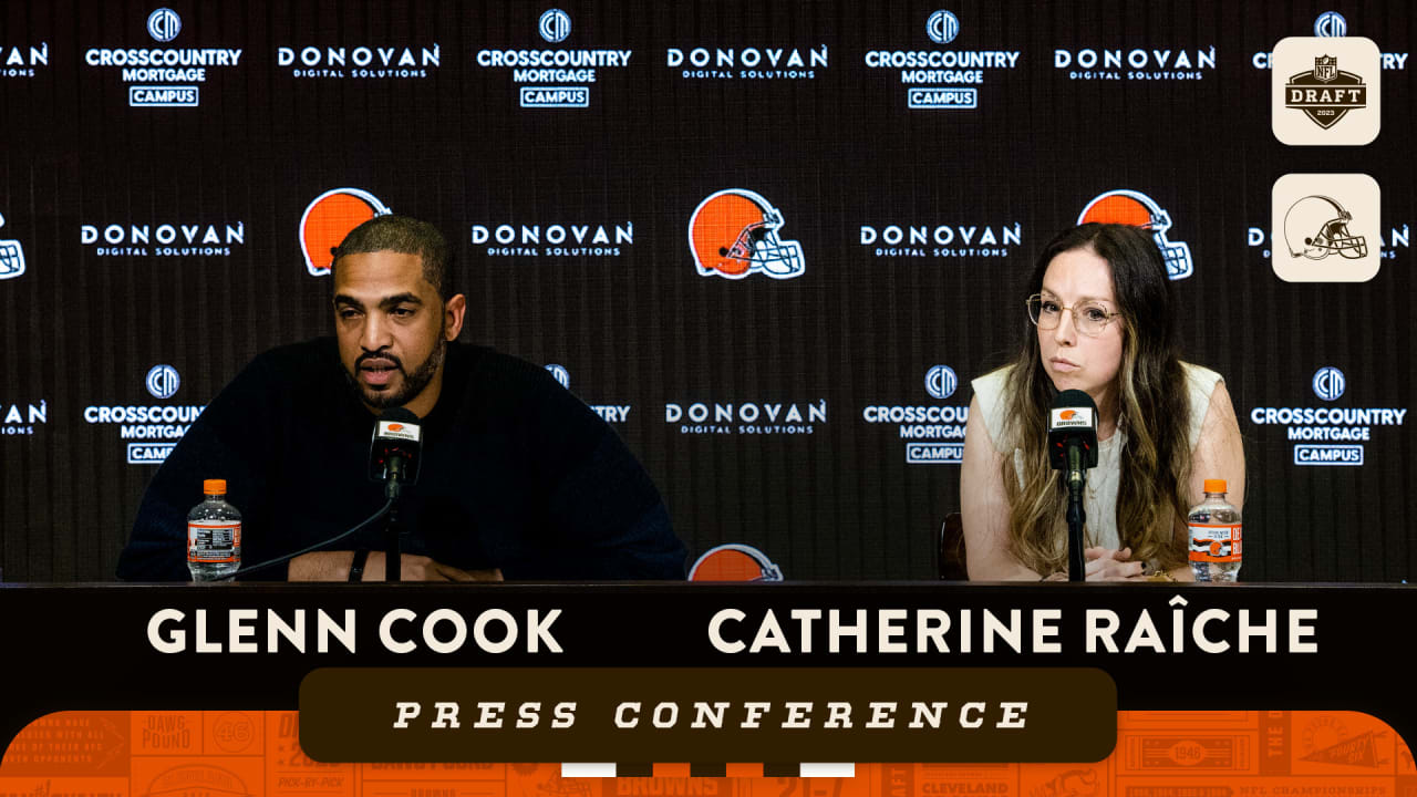 Glenn Cook and Catherine Raiche Press Conference following selection of ...