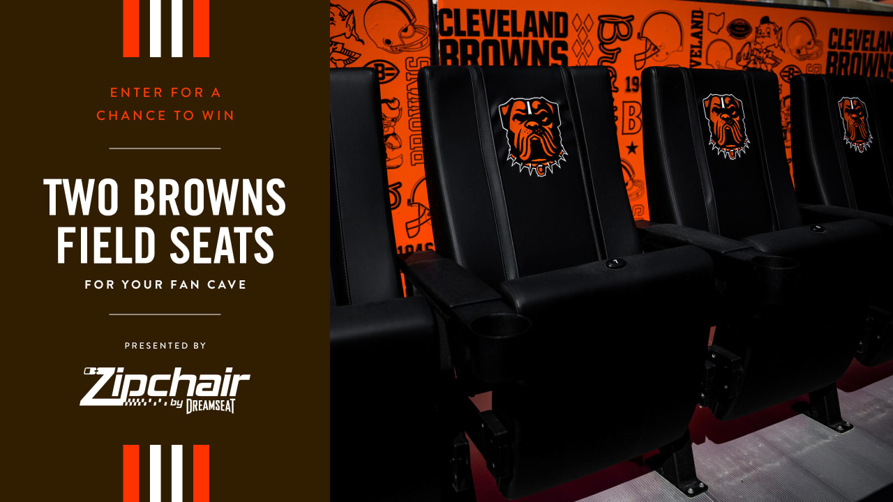 Enter for a chance to win two Browns field seats for your fan cave