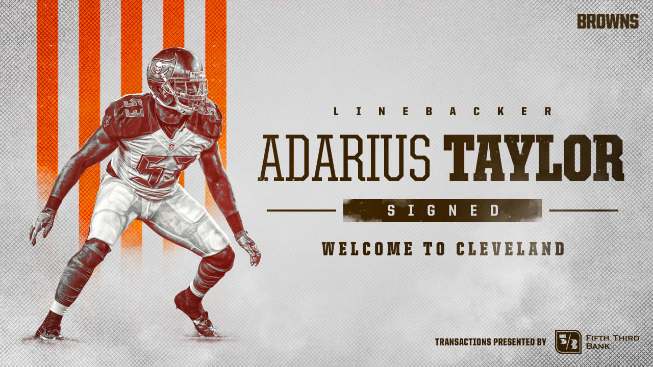 Browns add depth in linebacker Adarius Taylor
