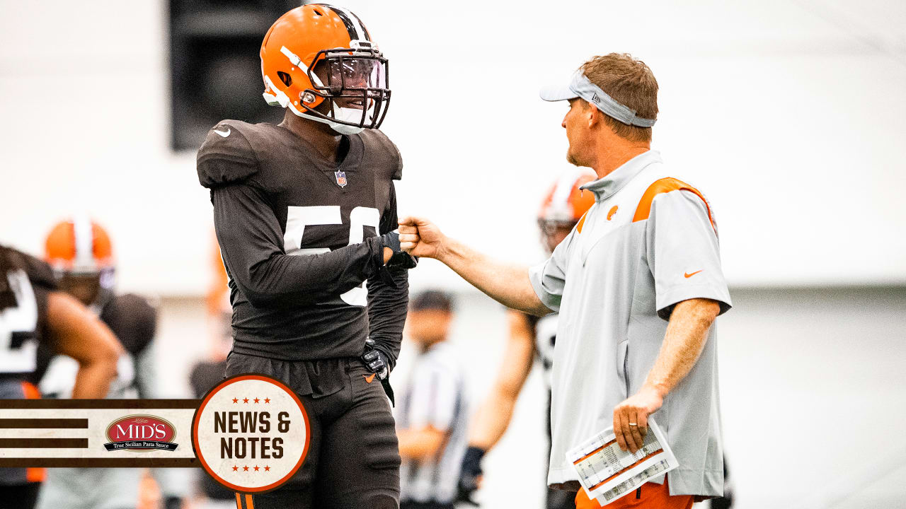 News & Notes: Browns excited to see LB Jacob Phillips back at practice