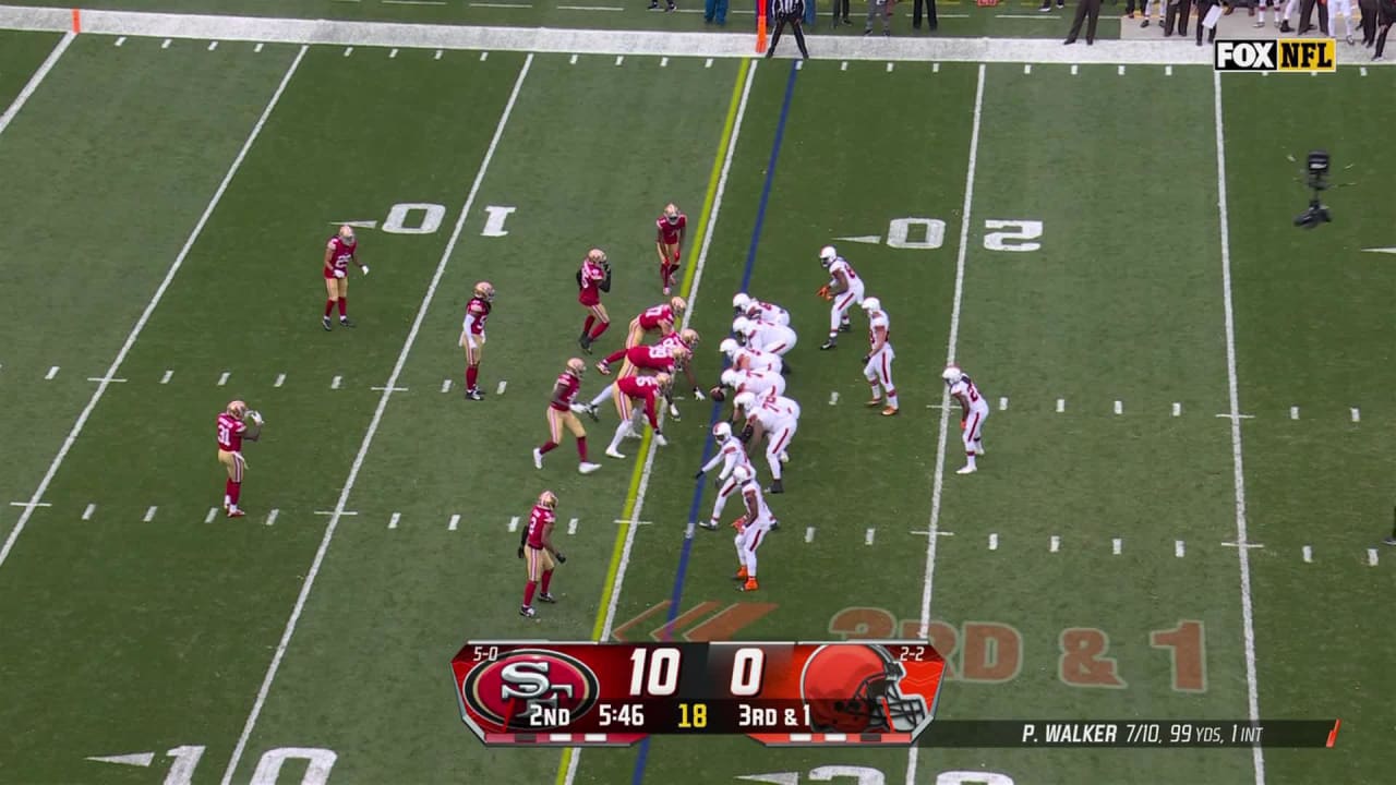 Kareem Hunt's 16-yard TD marks RB's first score of 2023 season