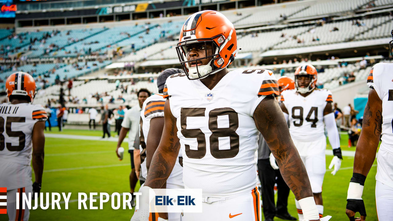Injury Report: Browns hold 10 players out of final practice before ...