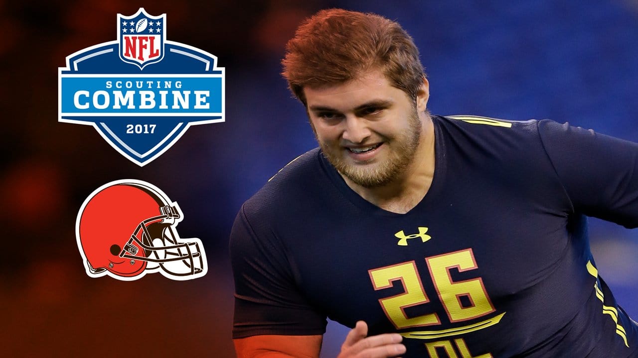 2017 Combine: OL Forrest Lamp Drills