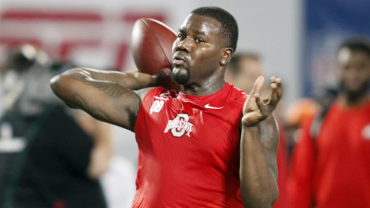 Cardale Jones wants NFL teams to know he has a big arm, and a big brain