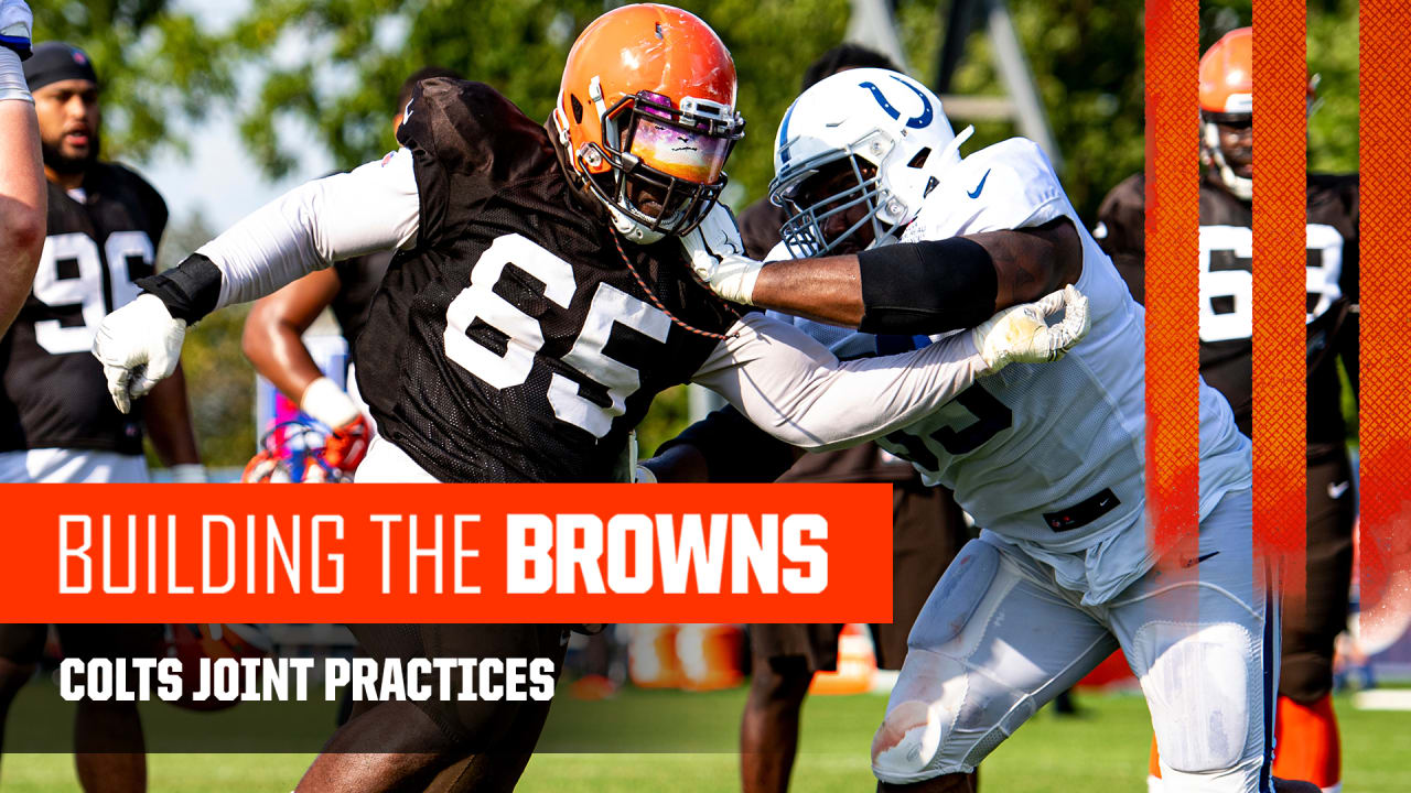 Watch Building the Browns: Colts Joint Practices