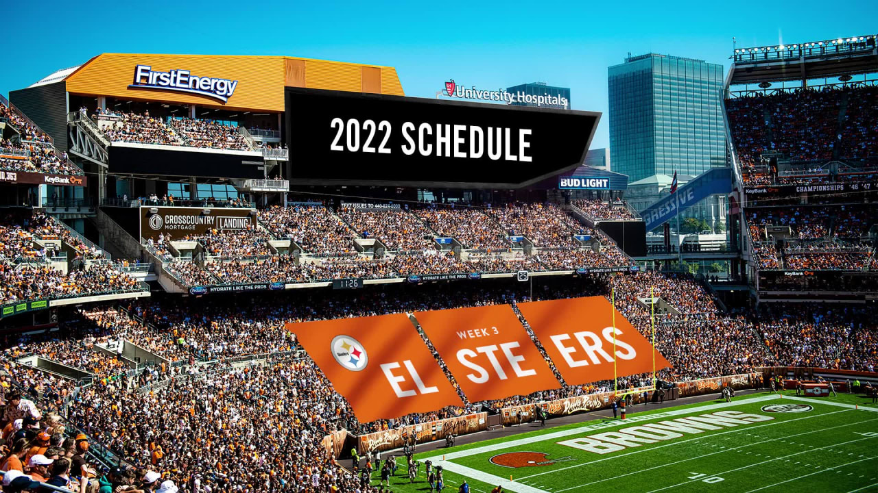 2022 Cleveland Browns Official Schedule Release