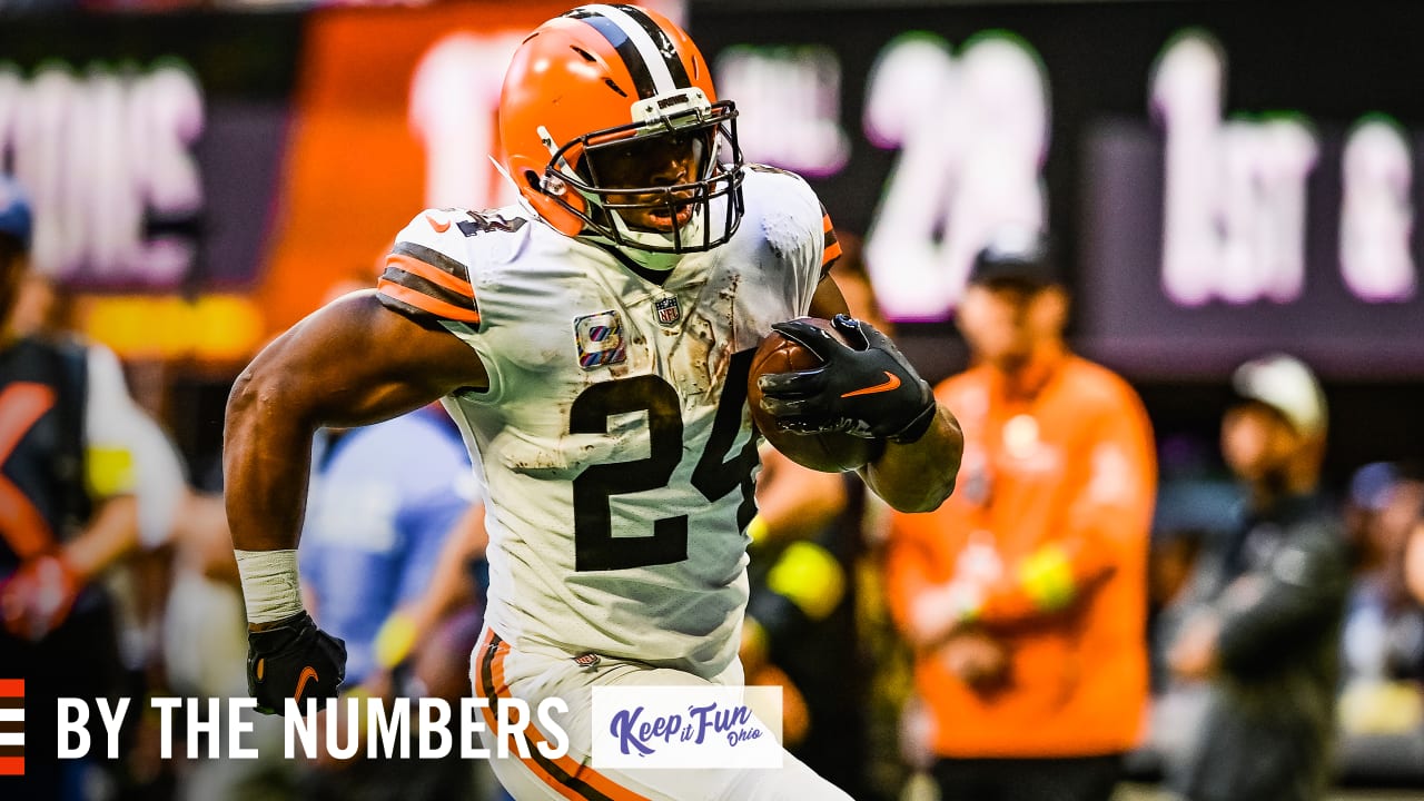 By the Numbers: Nick Chubb clears 100 yards for 3rd time in 2022, but ...