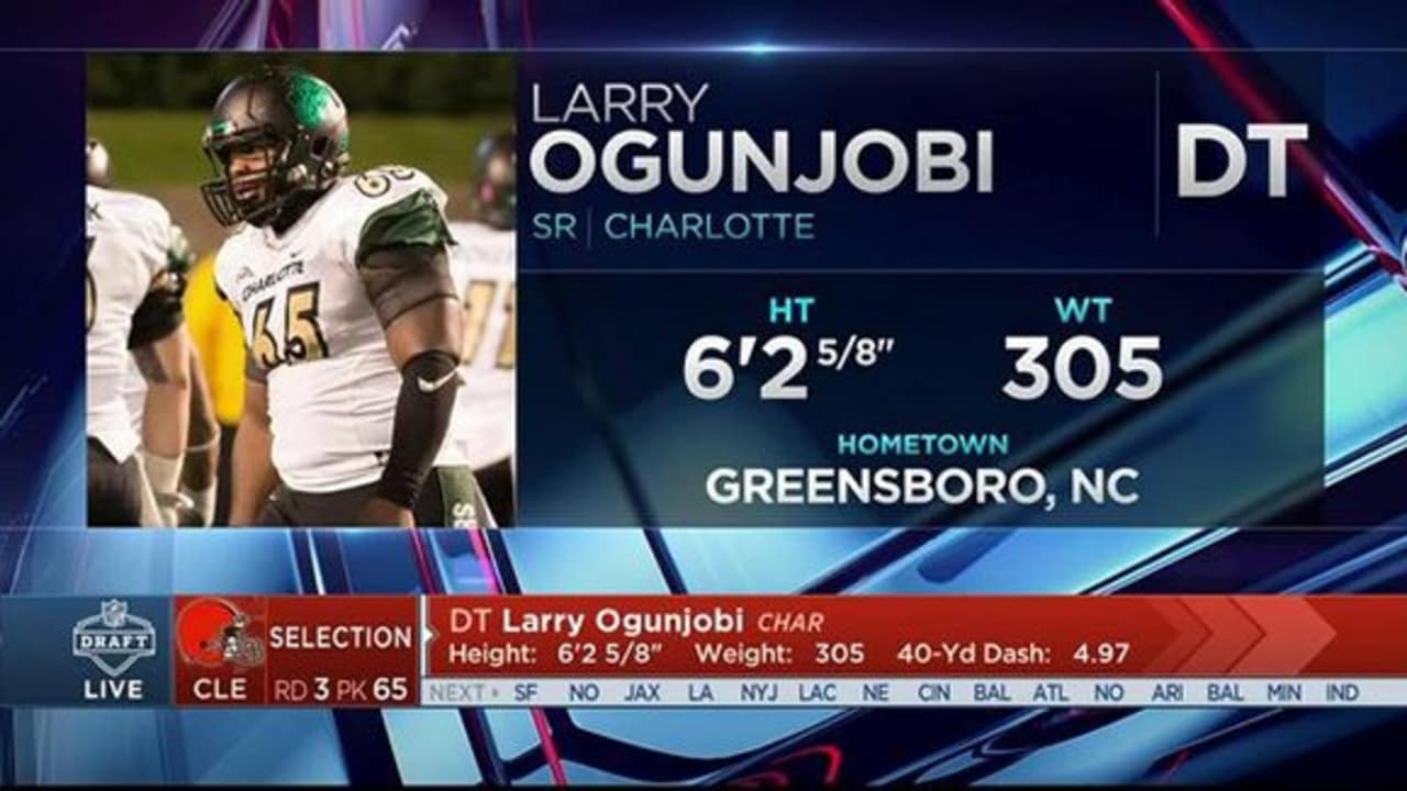Browns select Larry Ogunjobi No. 65 in the 2017 NFL Draft