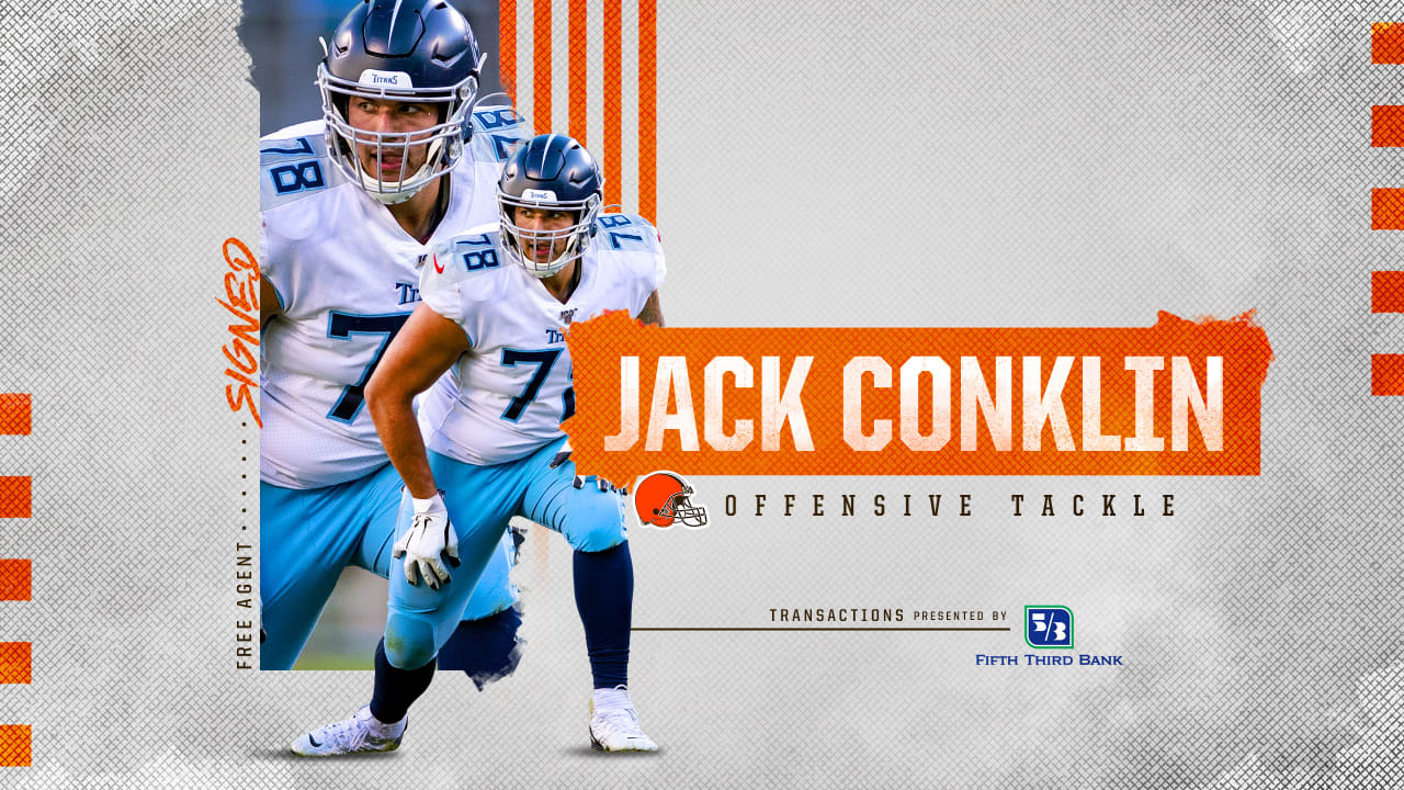 Browns land major help for offensive line with addition of RT Jack Conklin