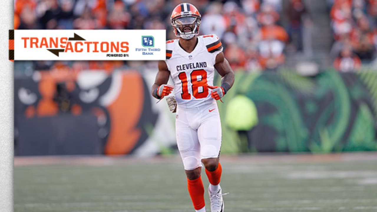 DB Justin Currie elevated to active roster; WR Kenny Britt waived