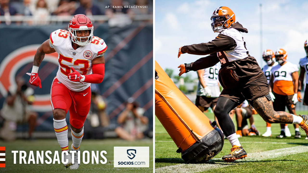 Browns sign LB Jermaine Carter Jr. and DE Curtis Weaver to practice squad