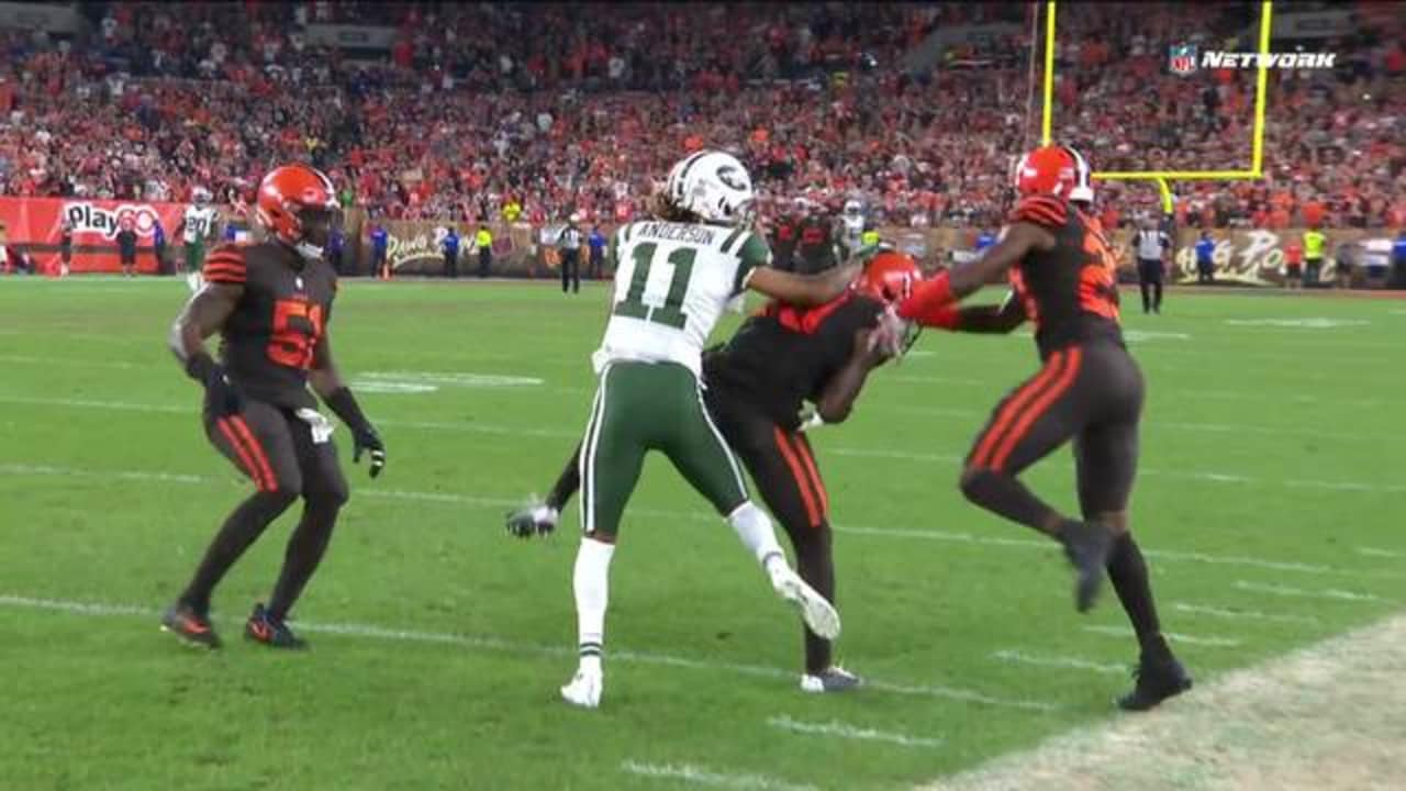 Terrance Mitchell ends the game with a Darnold interception