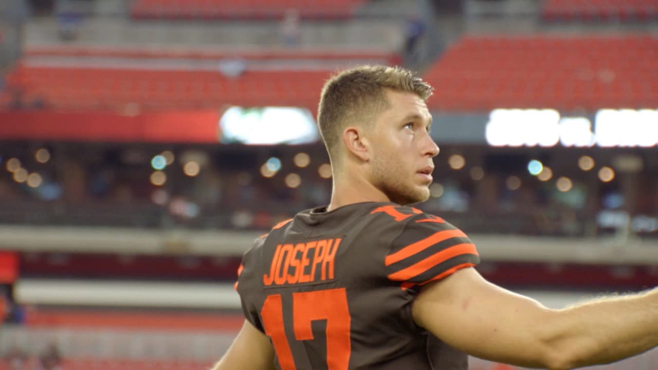 Greg Joseph's leg leads to victory versus Ravens