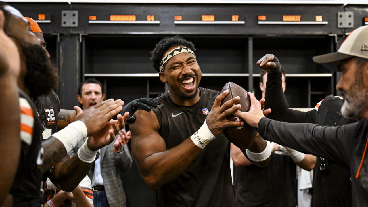 Photos: Postgame Celebrations against the Titans
