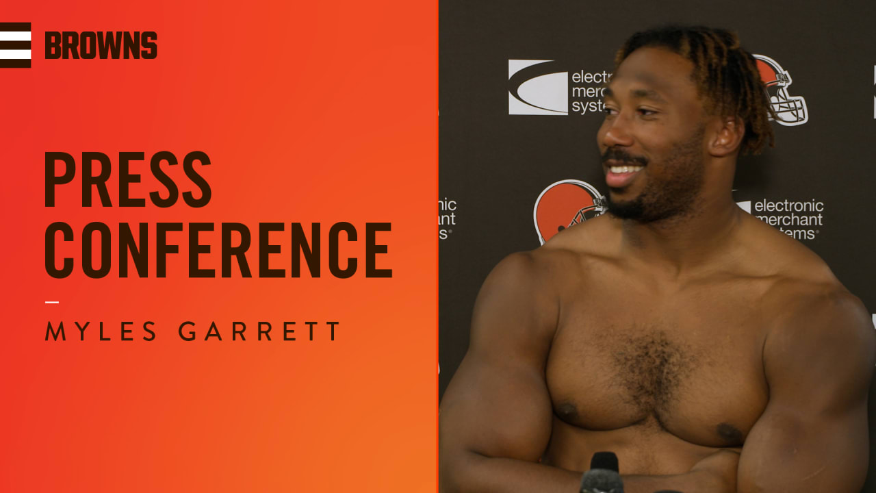 Myles Garrett: "What's important to me is winning"