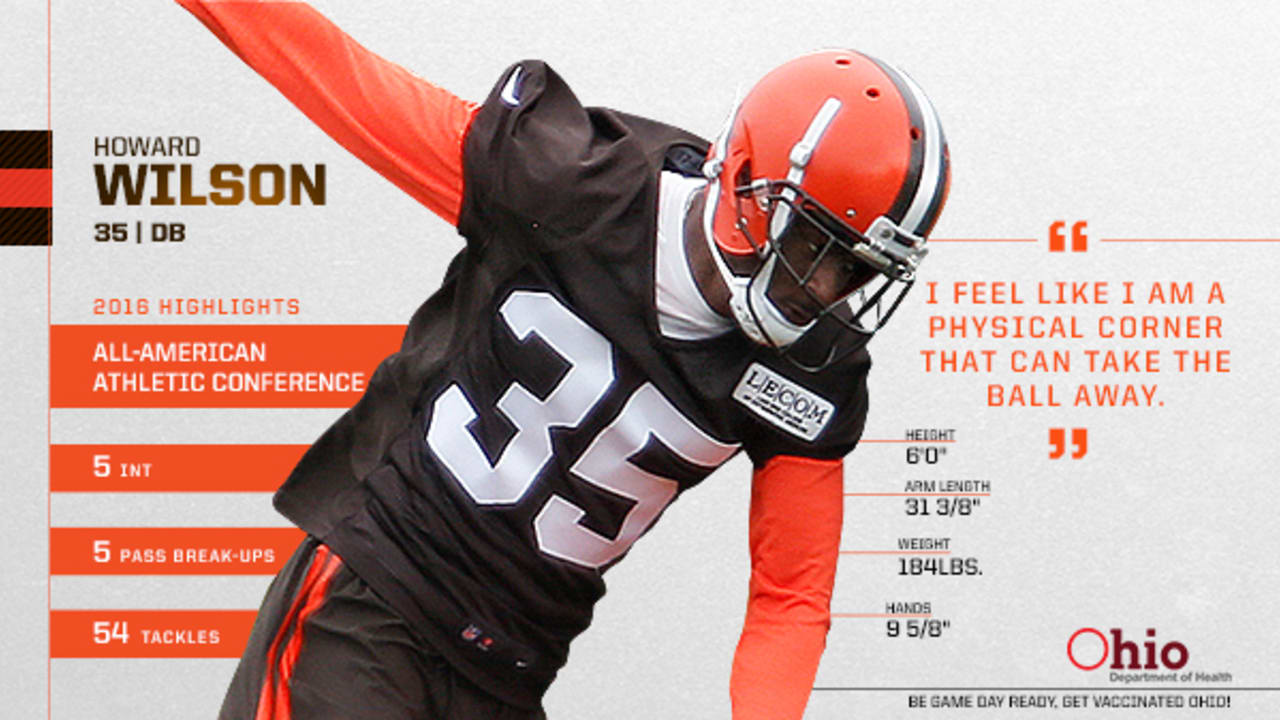 Rookie Reflection: Browns CB Howard Wilson working to overcome knee injury