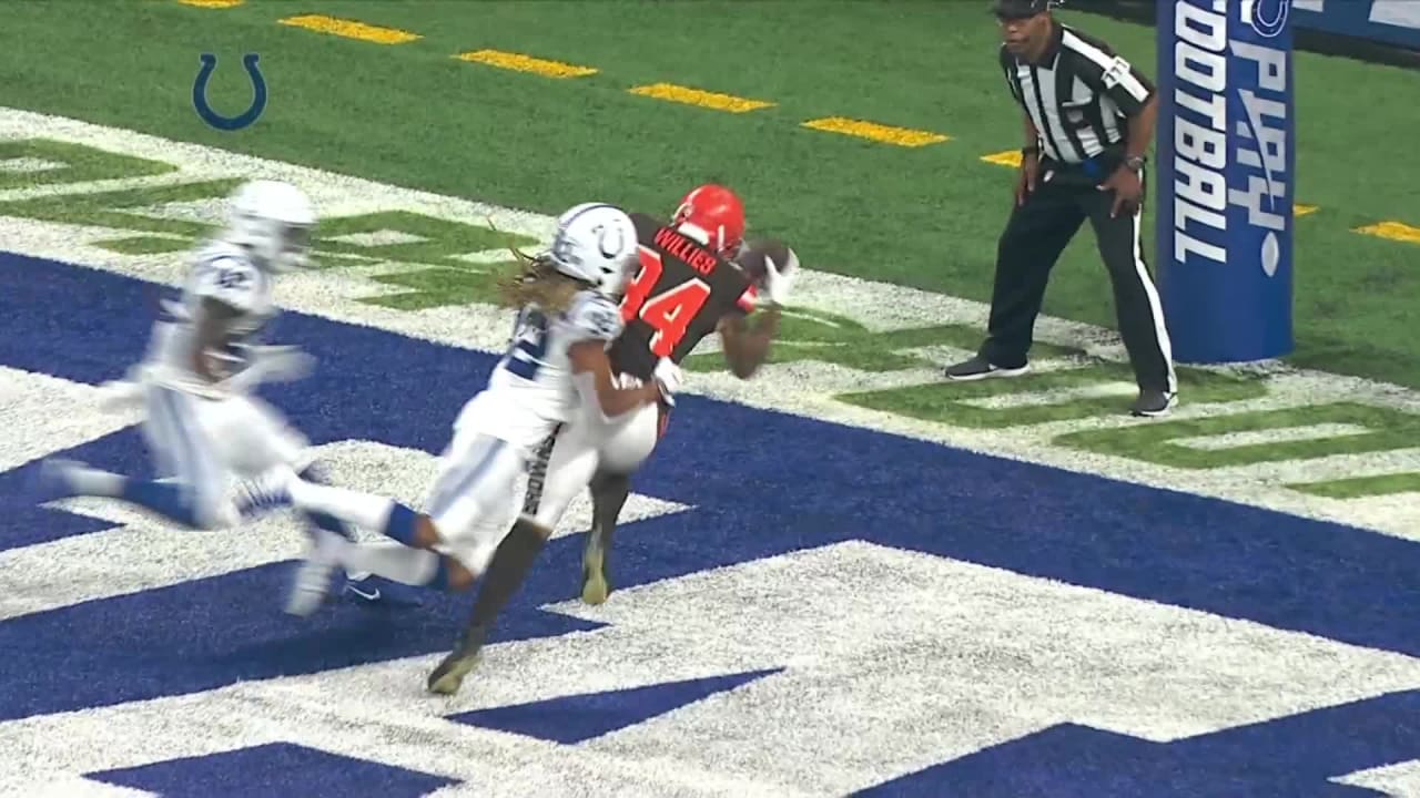 David Blough rips slant pass in to Derrick Willies for TD