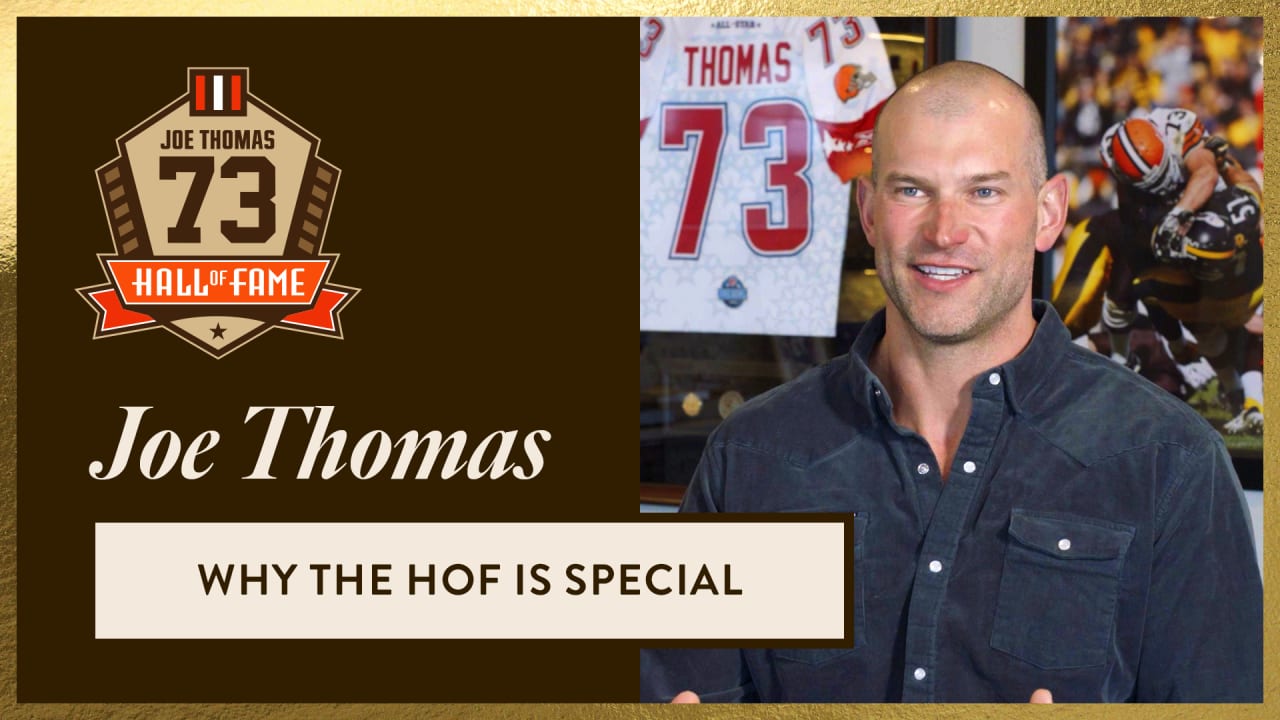 Joe Thomas explains what really matters in life and football | Hall of Fame