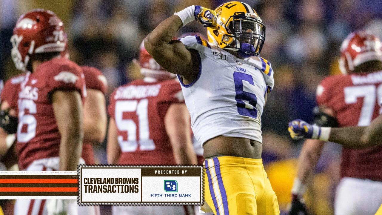 Browns sign 3rd-round LB Jacob Phillips