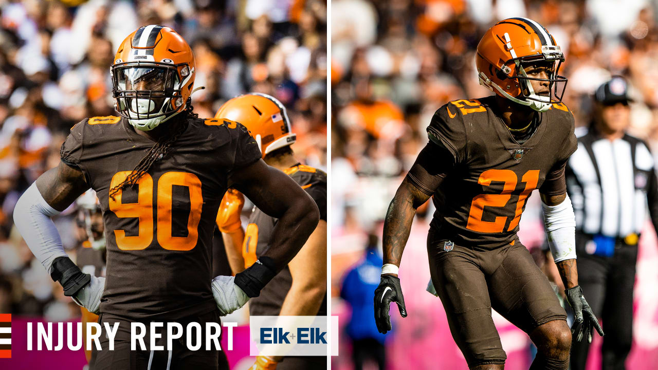 Injury Report: Browns rule out DE Jadeveon Clowney, CB Denzel Ward vs ...