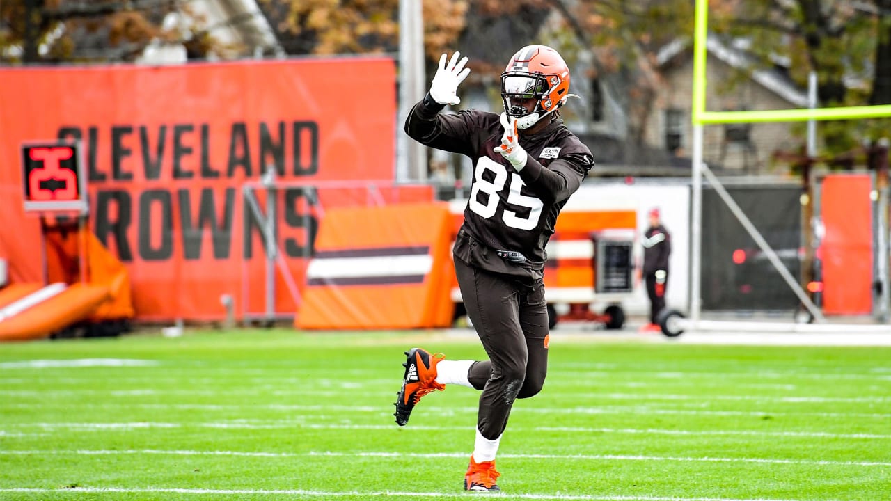 David Njoku goes through 1st practice since injury but unsure if he'll ...