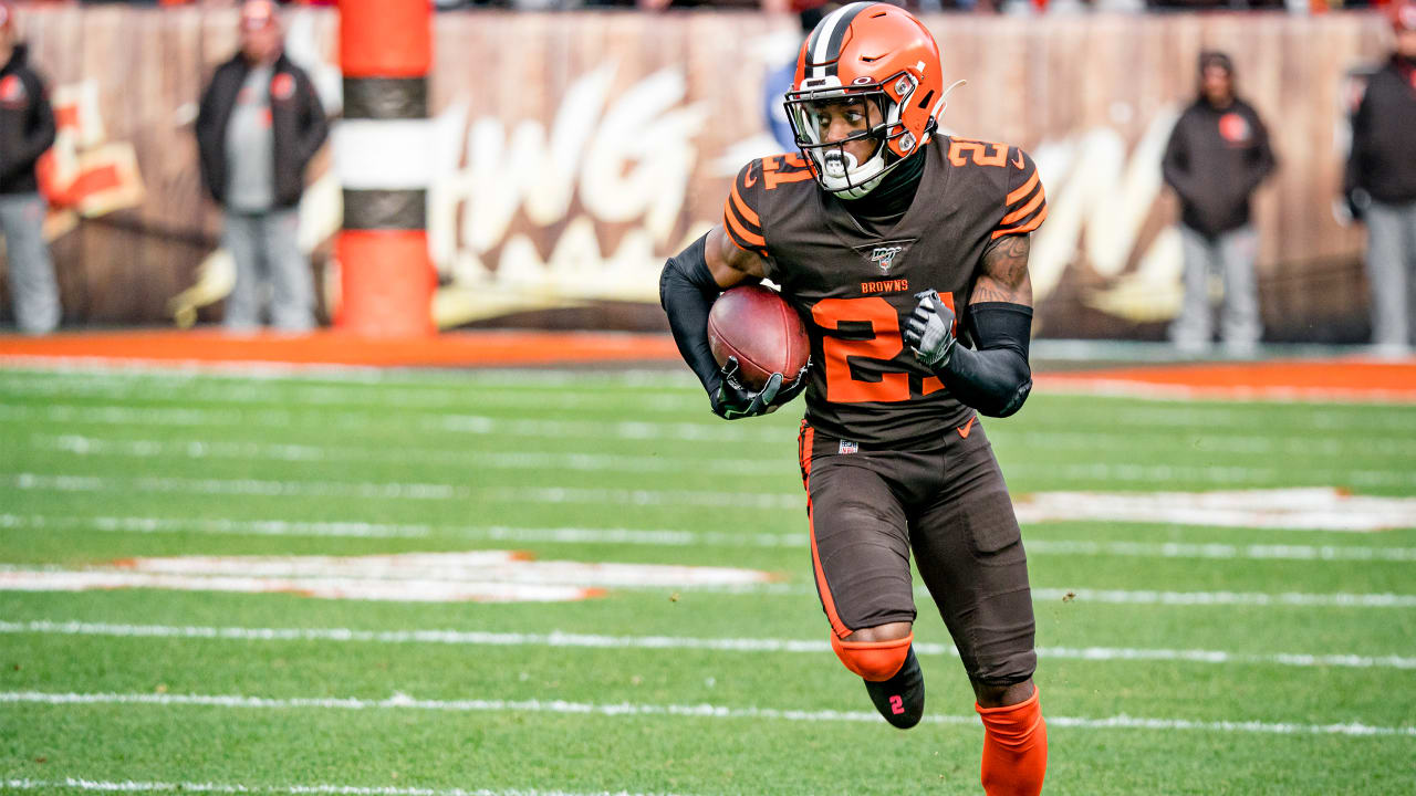 Denzel Ward’s 1st NFL pick-six a long time coming