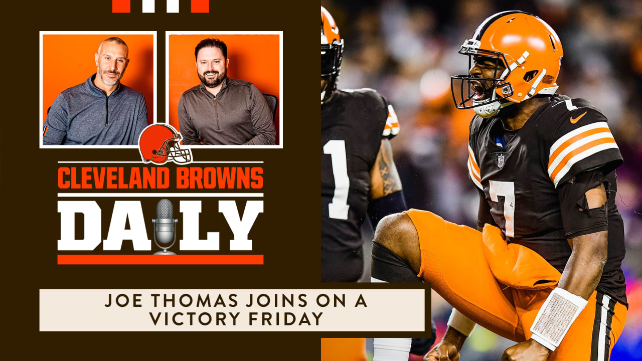 Cleveland Browns Daily – Joe Thomas joins on a Victory Friday