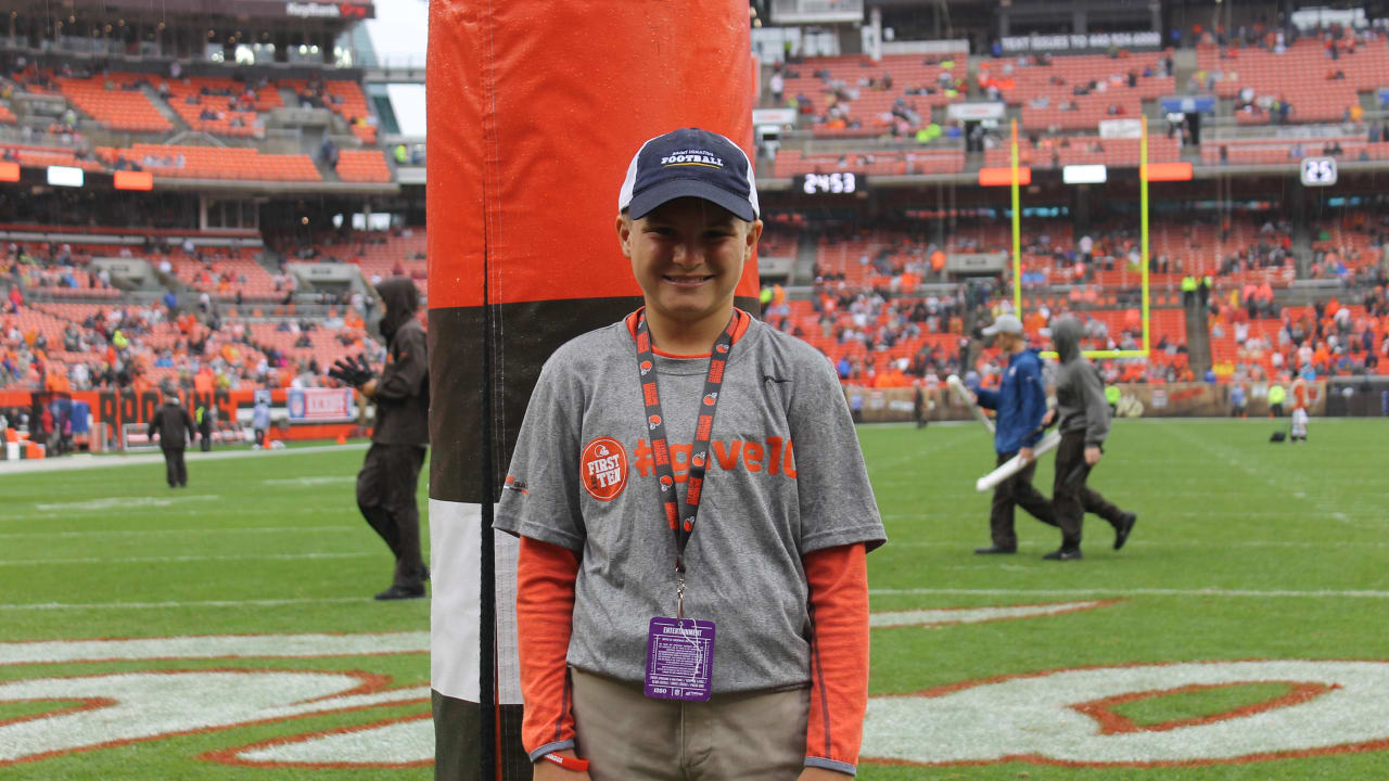 First and Ten Coin Toss Captain Contest Winner at Browns vs. Steelers Game