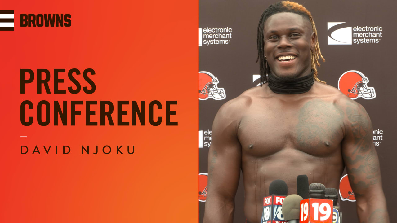 David Njoku: "I believe we put in the correct work everyday in camp"