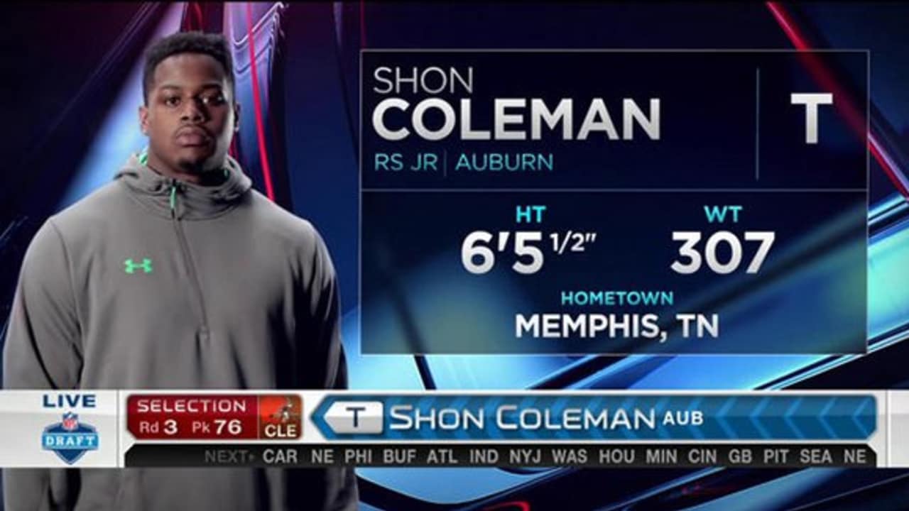 Browns pick Shon Coleman No. 76