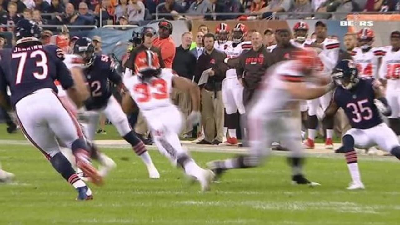 Terrence Magee runs up the sideline and picks up 19 yards