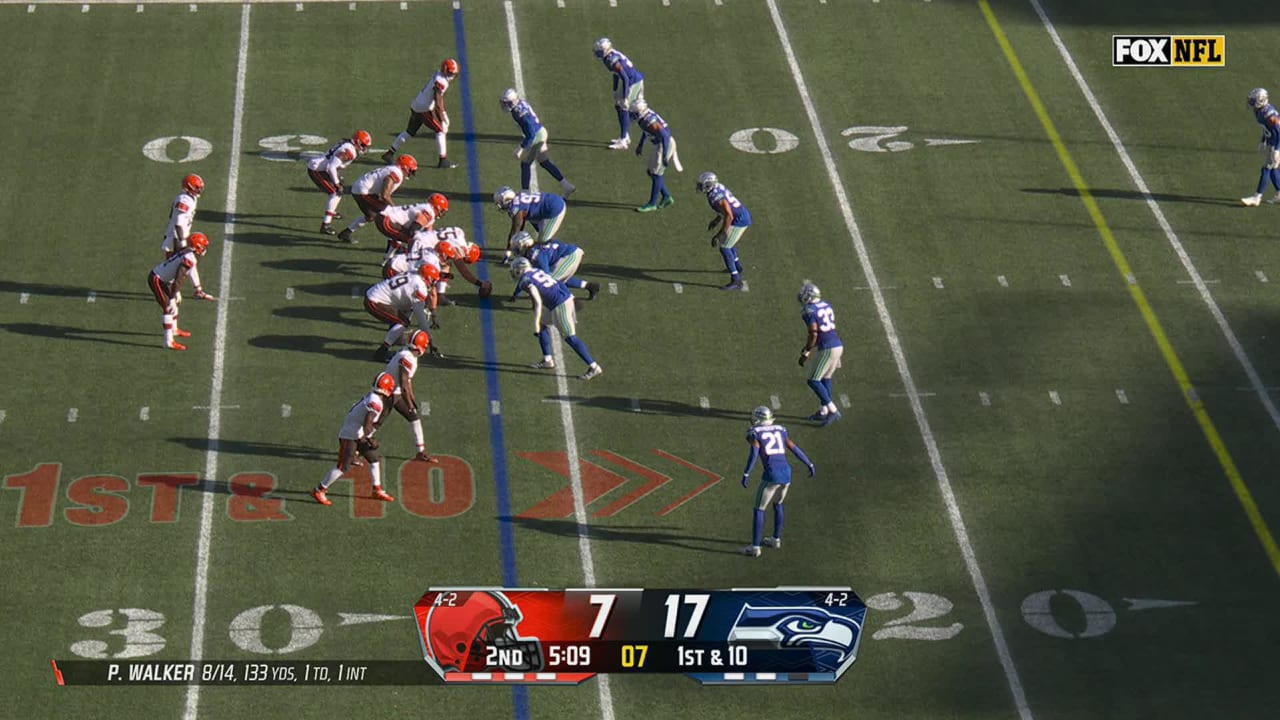 PJ Walker's 24-yard laser to Cooper gets Browns inside SEA's 5-yard line