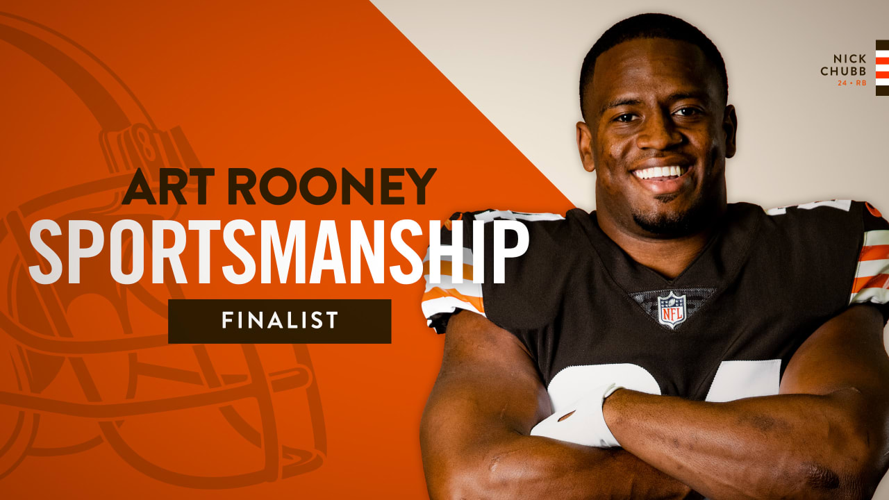 Nick Chubb selected as finalist for Art Rooney Sportsmanship Award