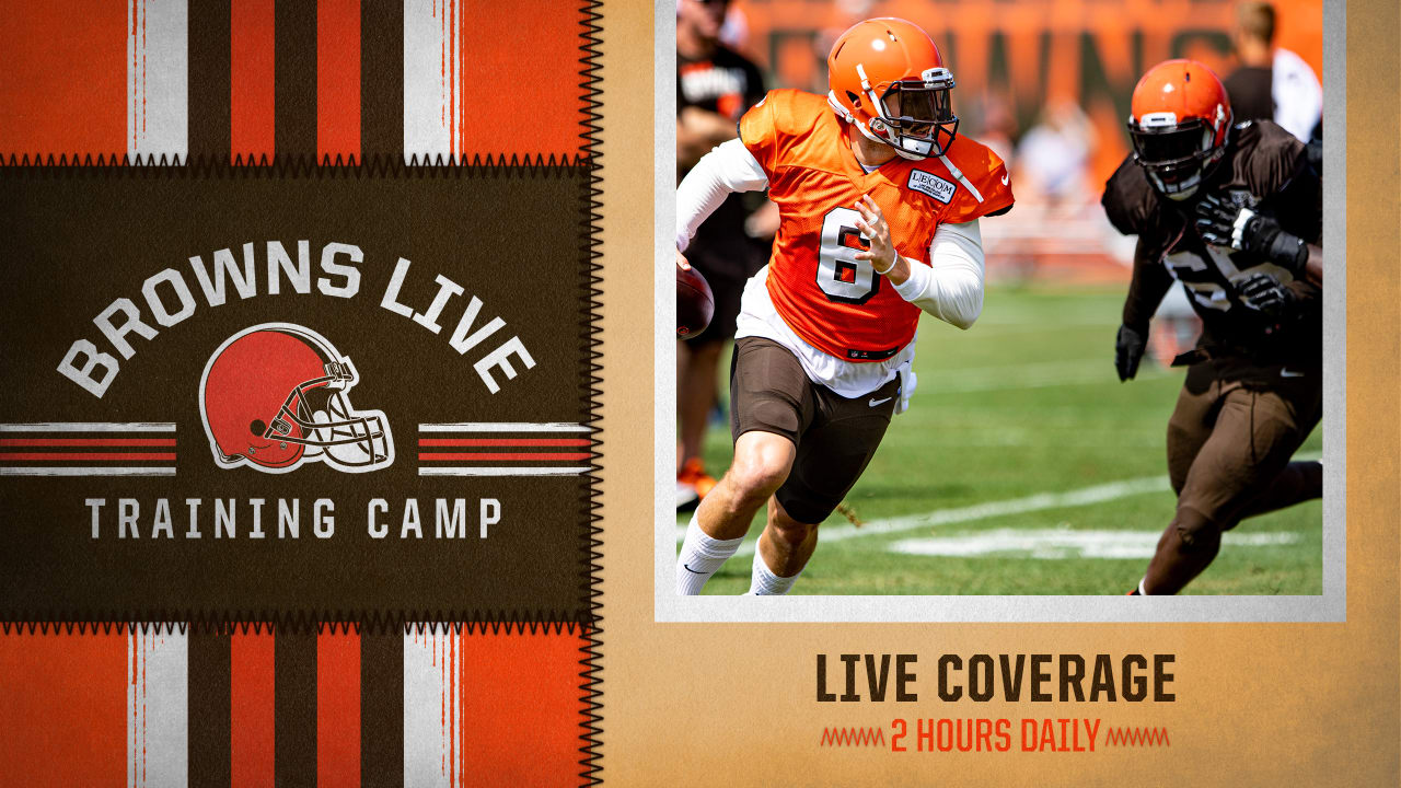 Full schedule for 'Browns Live: Training Camp' unveiled