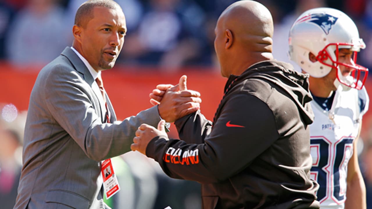 Sashi Brown encouraged by culture Hue Jackson has cultivated