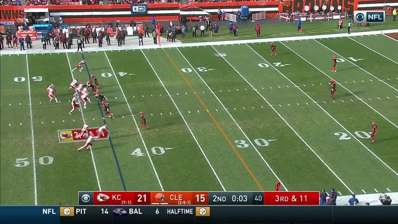 Denzel Rice picks off Mahomes' Hail Mary attempt