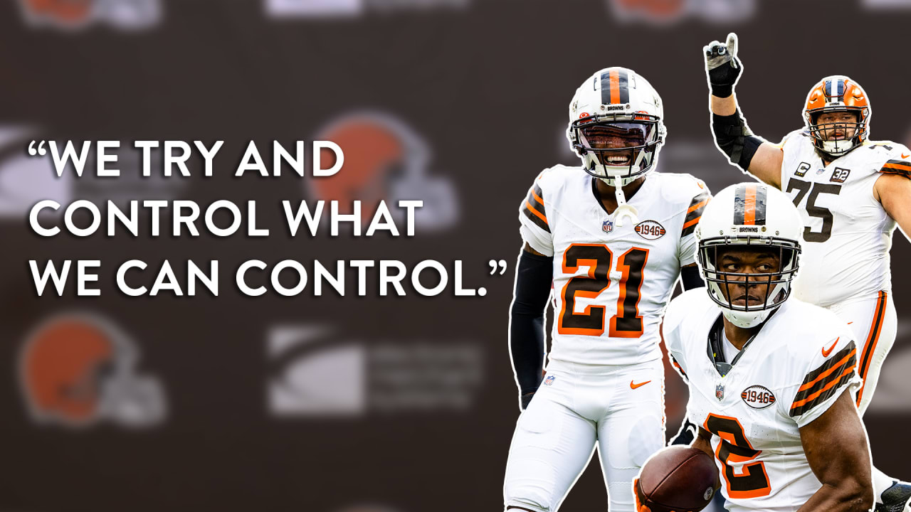 Amari Cooper, Denzel Ward, & Joel Bitonio "We try and control what we ...