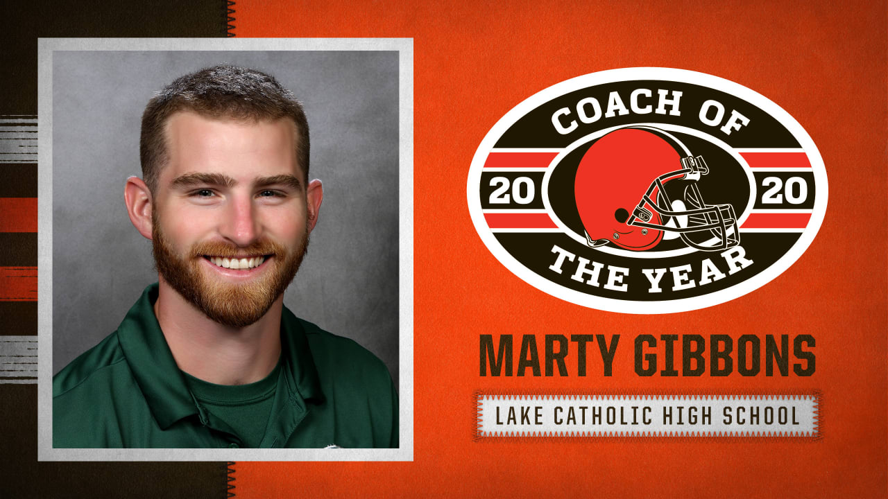 Lake Catholic High School’s Marty Gibbons named 2020 Browns High School ...