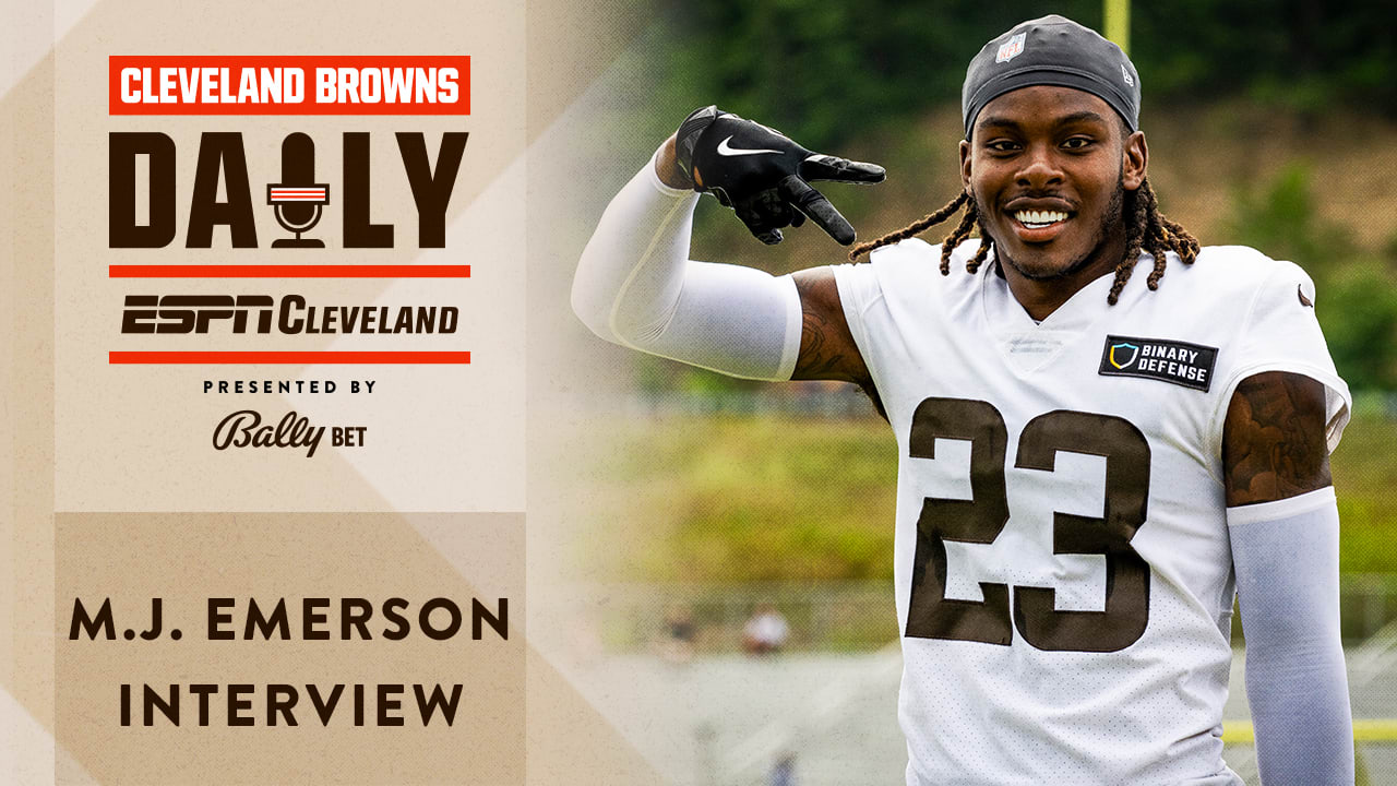 M.J. Emerson Joins the Show | Cleveland Browns Daily| 8-10-23