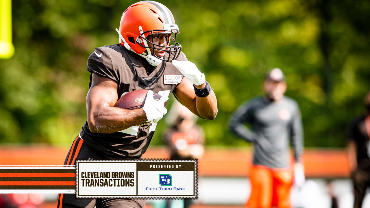 Browns designate RB Nick Chubb for return