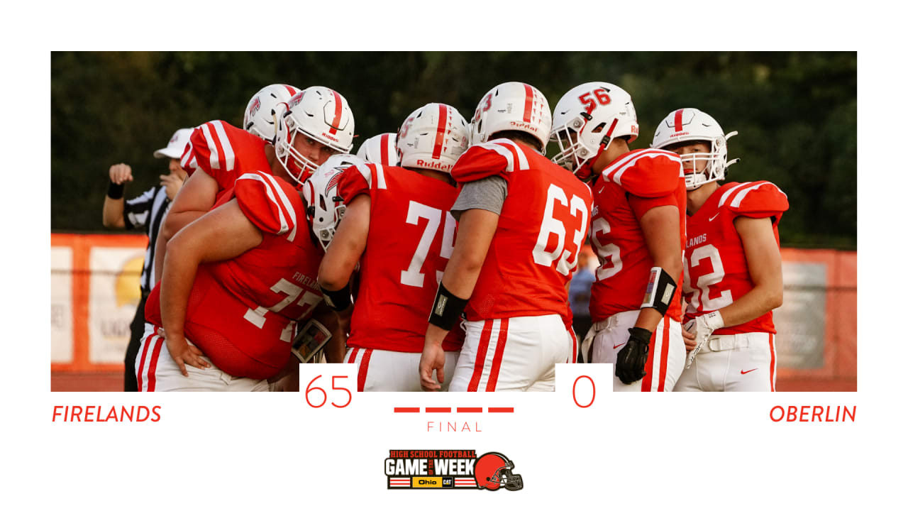 HSGOTW: Firelands defeats Oberlin (65-0)