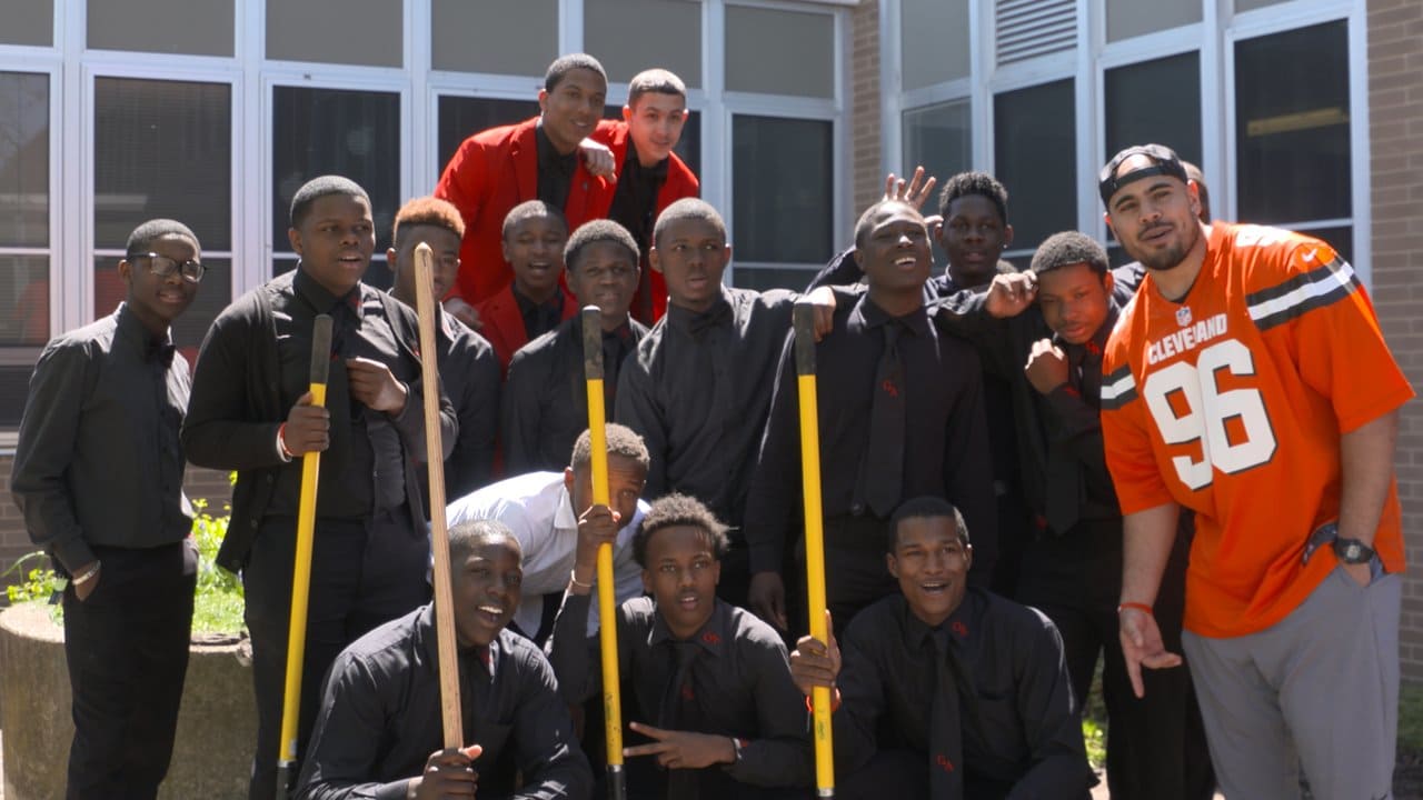 Browns visit Ginn Academy to speak to students