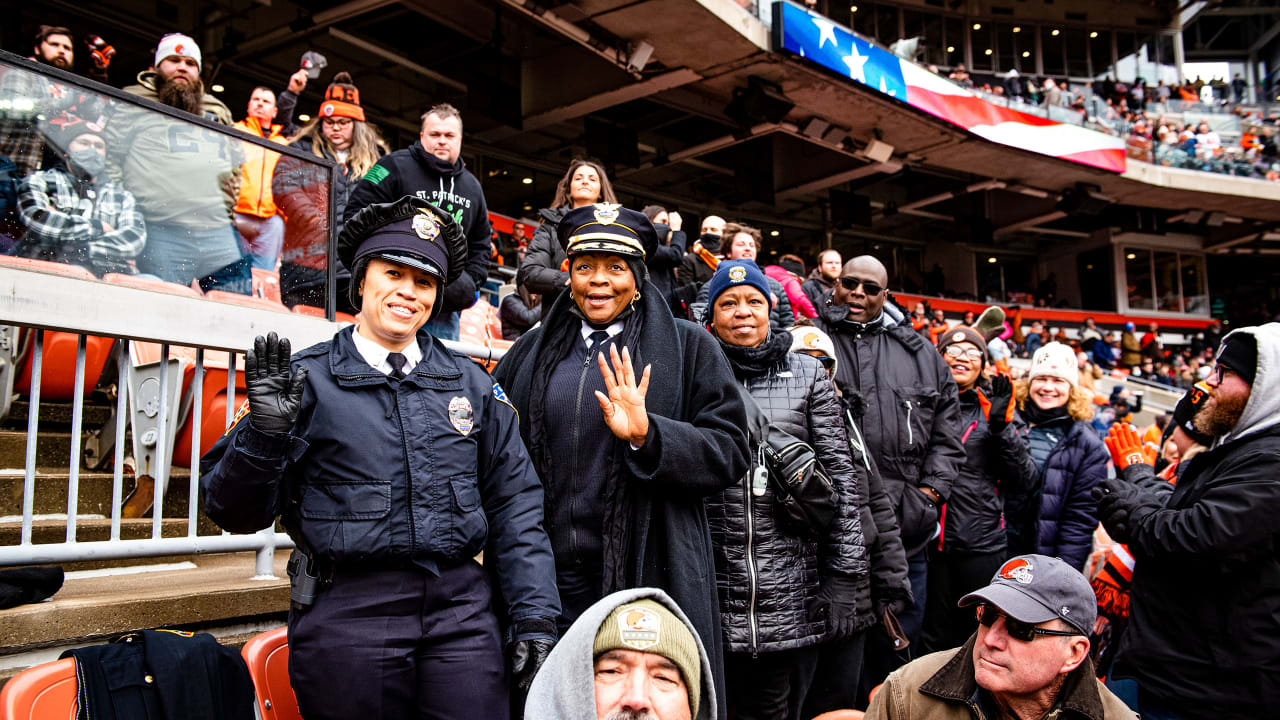 Browns host 7 Safety Force Members through HONOR ROW