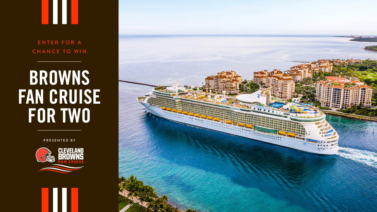Enter for a chance to win the Browns Fan Cruise for Two Sweepstakes