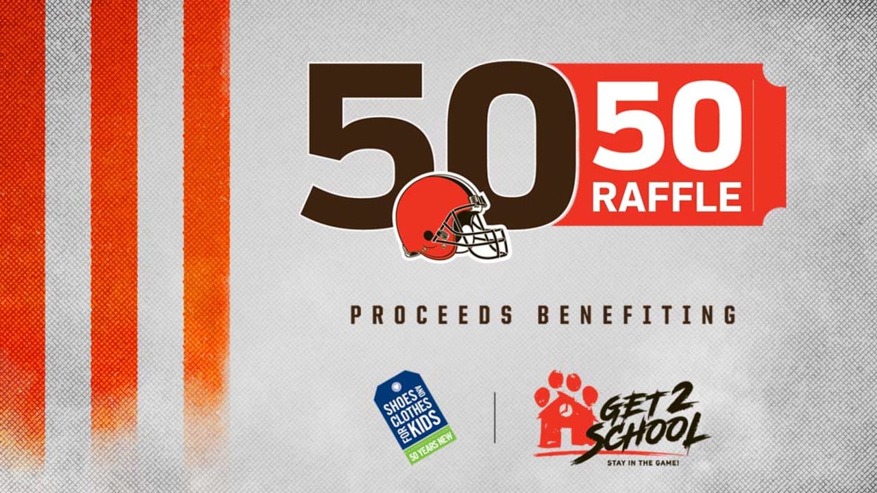 Holiday pricing for Browns Give Back’s 50/50 Raffle available at Sunday ...
