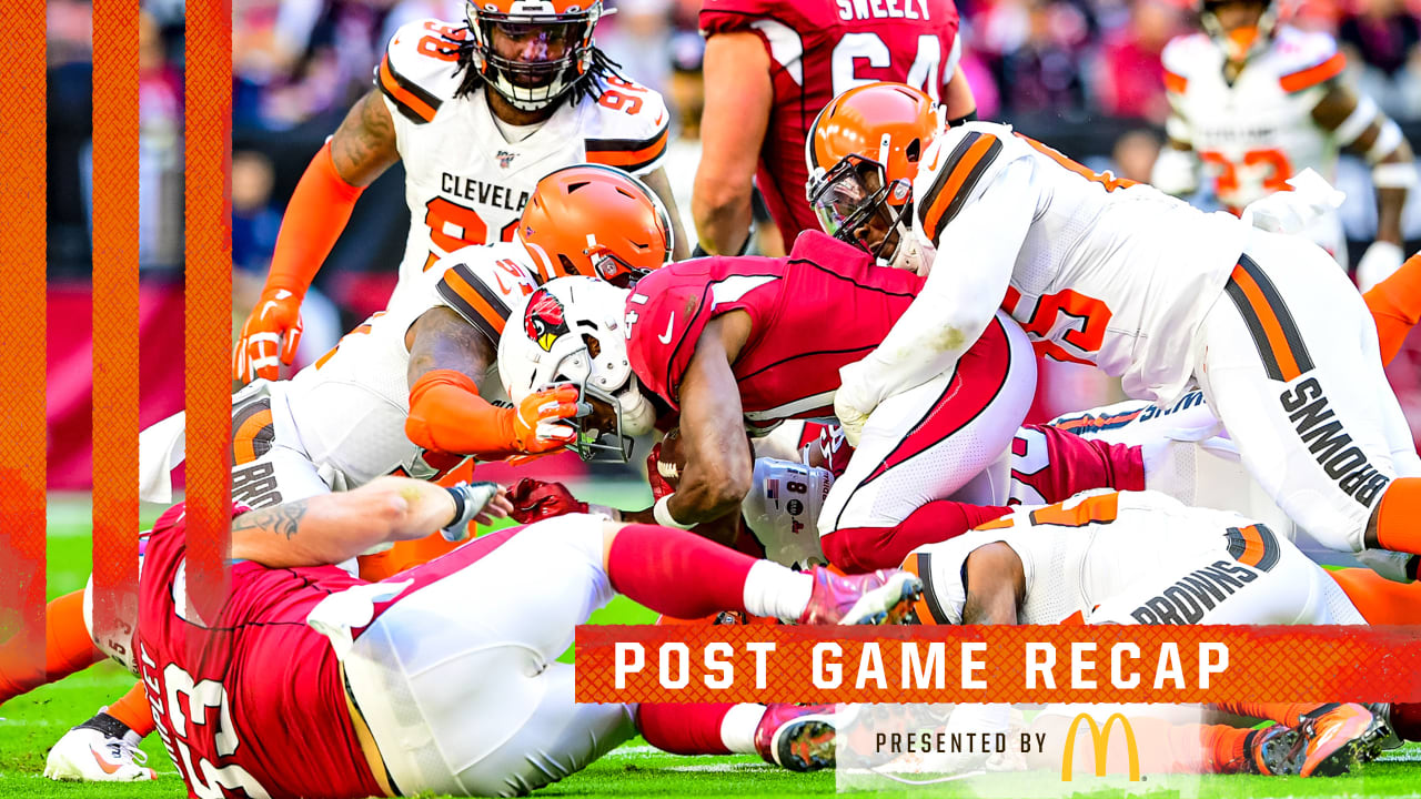 Browns can’t stop Cardinals rushing attack in loss at Arizona