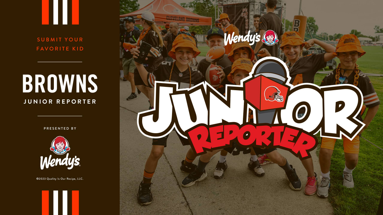 Nominate your favorite kid for a chance to be a Browns Junior Reporter